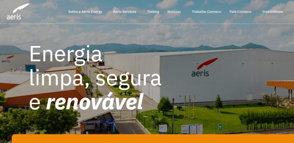 Aeris Energy Lança Novo Site Institucional Com Foco Em Interatividade E ...